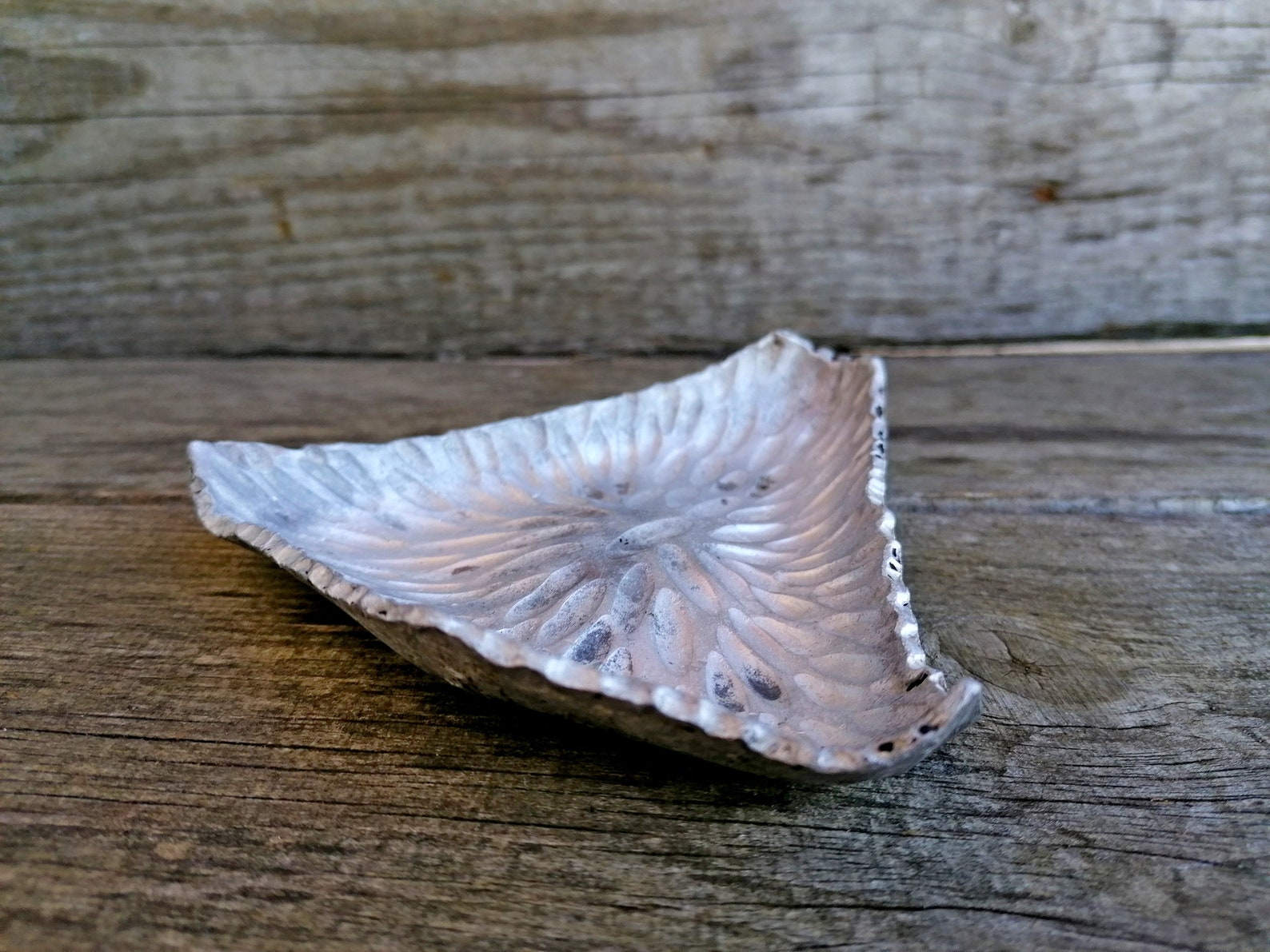 Vintage Aluminum Ashtray Unique Handmadehand Carved Ashtray - Etsy