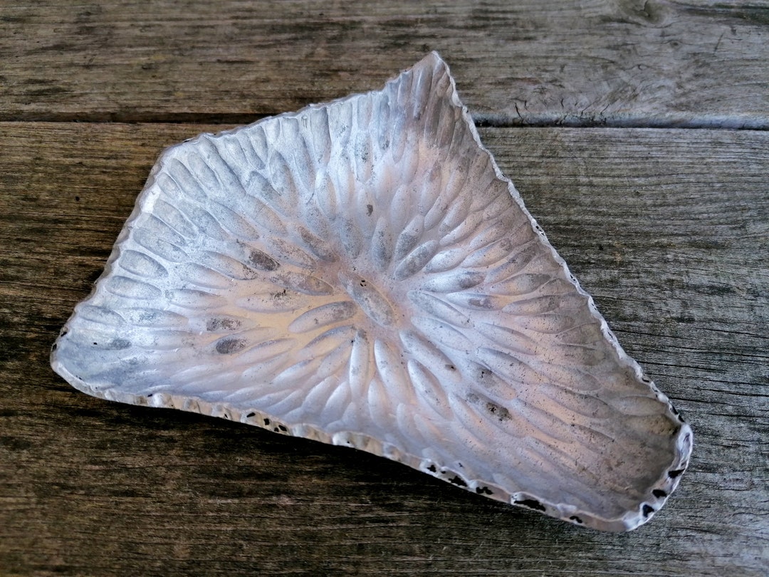 Vintage Aluminum Ashtray Unique Handmadehand Carved Ashtray - Etsy