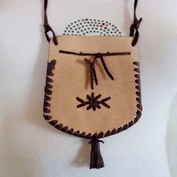 Leather Neck Bag - Etsy