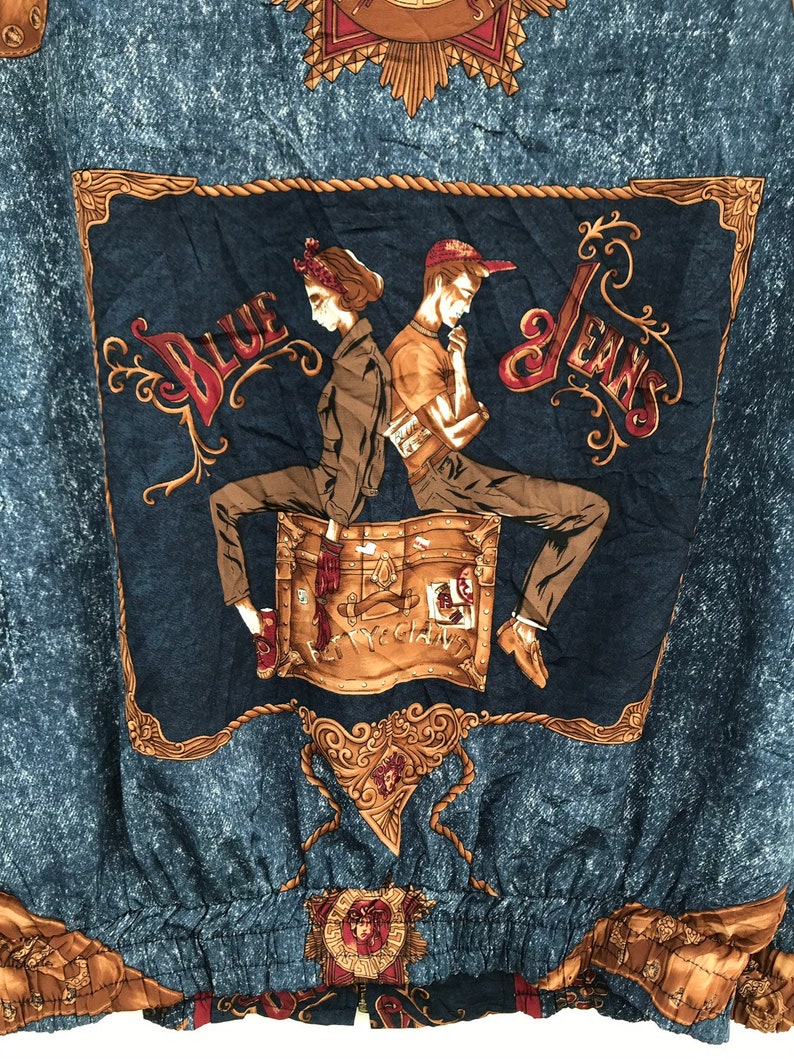 Vintage Abstracts Royalty Baroque Medusa Jacket Abstracts Pop Art ...