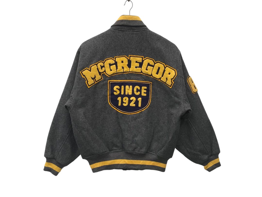 Vintage Mcgregor Varsity Jacket Mcgregor Sportwear Zipper Spellout ...