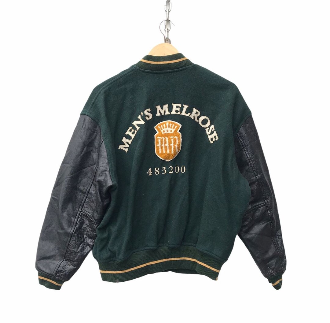 Vintage Mens Melrose Varsity Jacket Streetwear Jacket Medium Refer ...