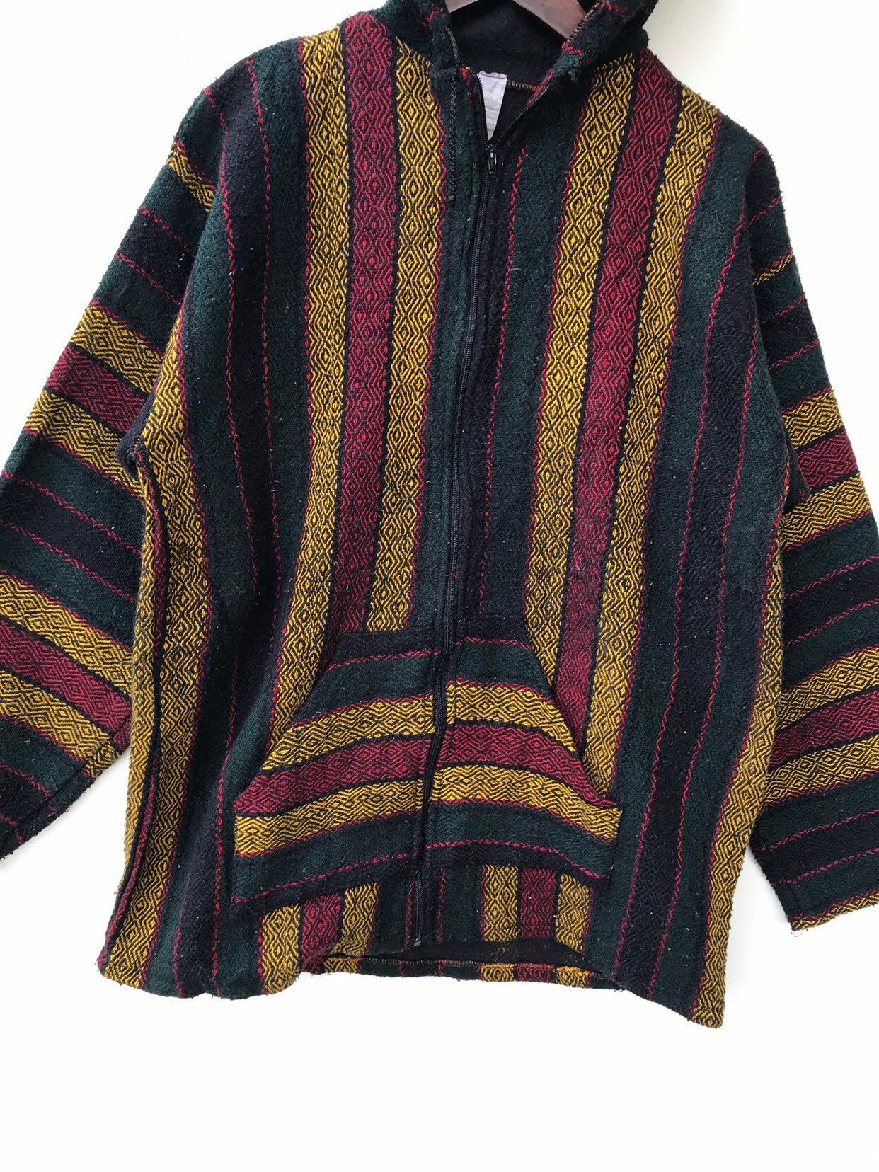 Vintage Navajo Hoodie Jacket Navajo Style Jacket Vintage Native ...