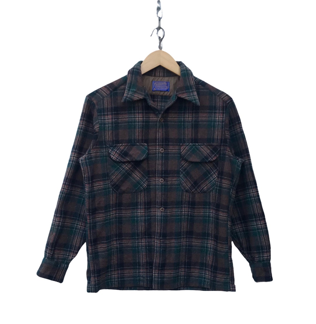 Pendleton Button Ups Vintage Pendleton Flannel Shirt Pendleton Usa Wool ...