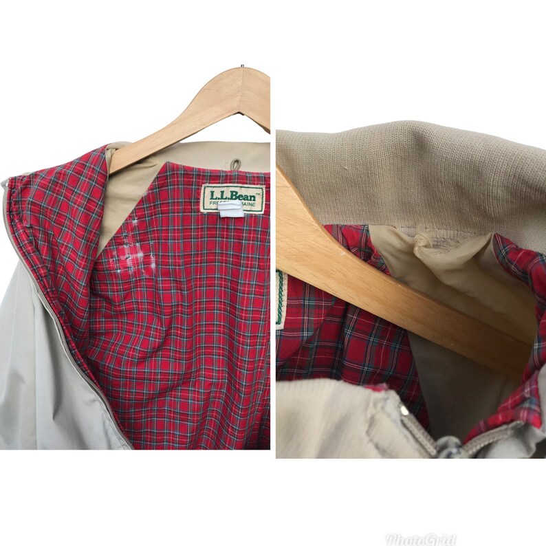 Vintage LL Bean Usa Harrington Jacket LL Beancasual Jacket Retro Jacket TTS Medium refer ...