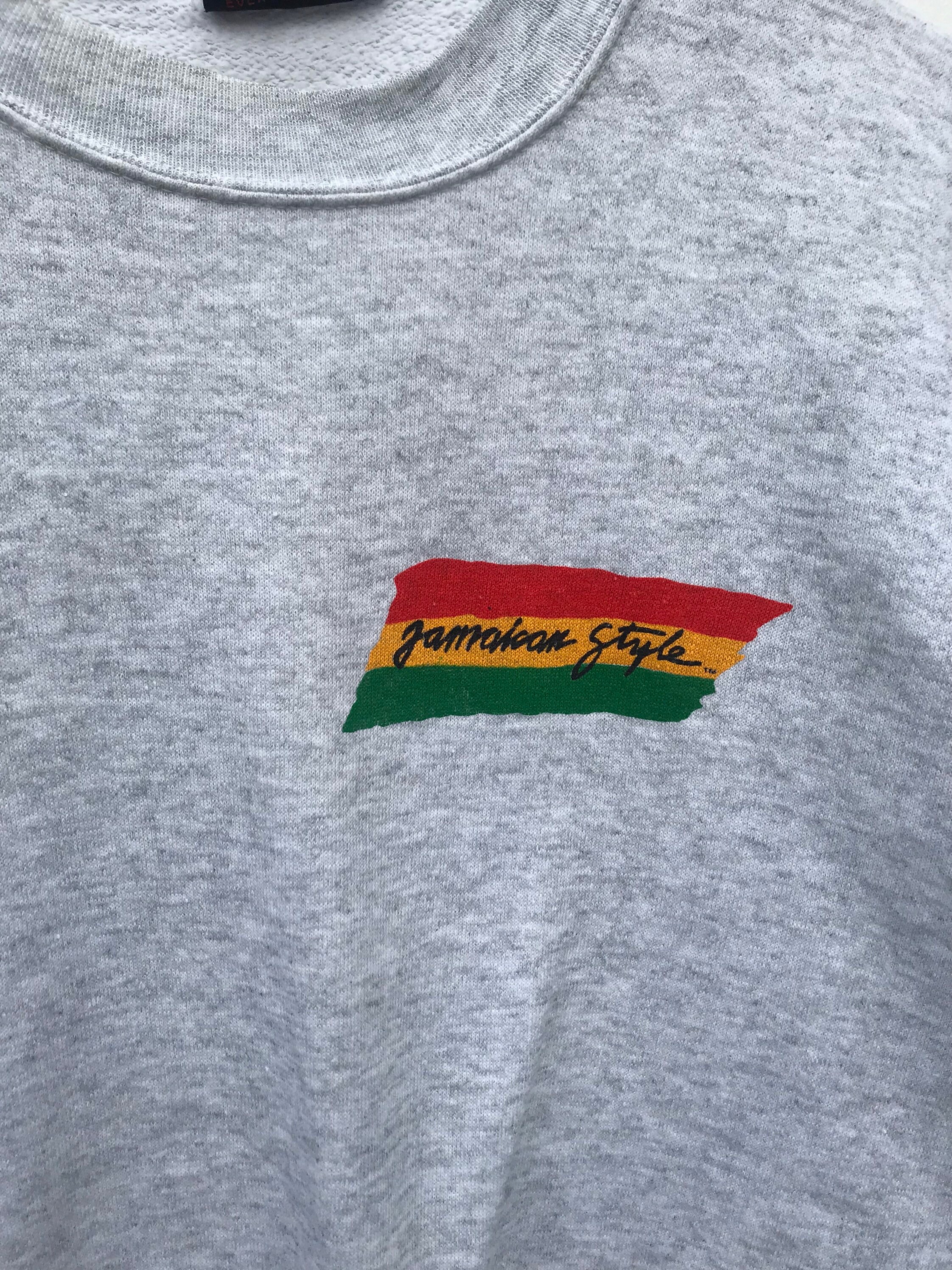 Hip Hop Jacket Vintage Rasta Jamaican Style Sweatshirt Hip Hop Rasta ...