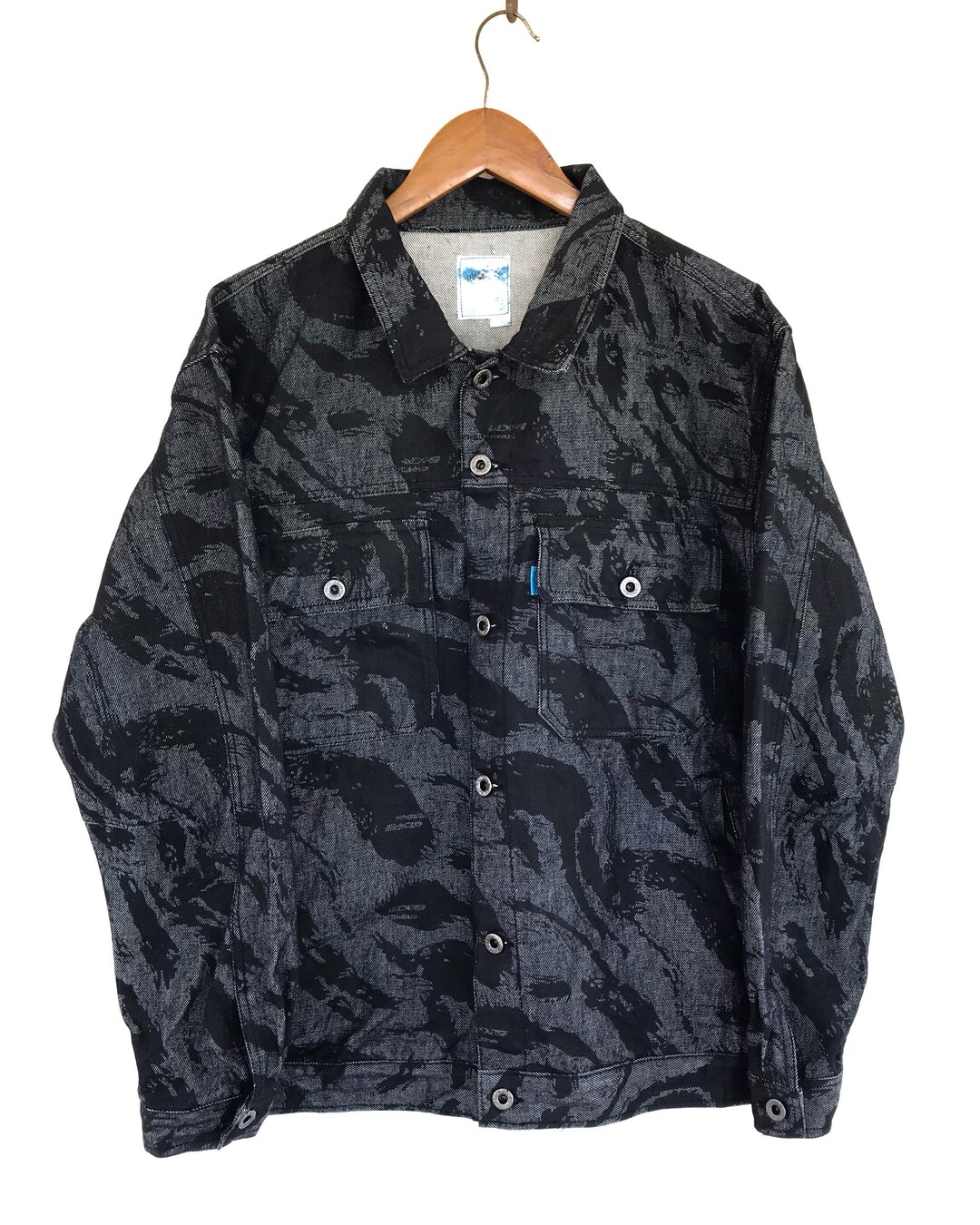 Vintage Breath Jacket Breath Japanese Brand Camo Denim Streetwear ...