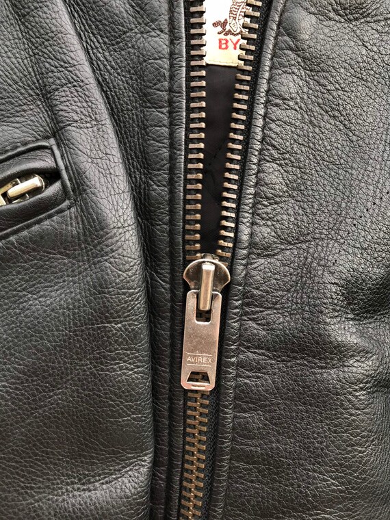 Vintage Avirex Usa Leather Jacket Avirex Us Air Force… - Gem