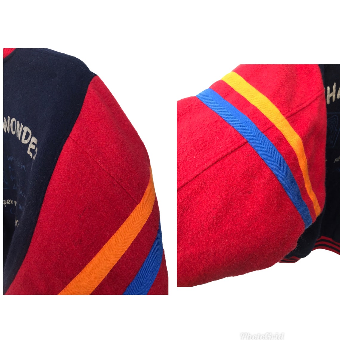 Vintage Urban Style Varsity Jacket Streetwear Hip Hop Sportwear College ...