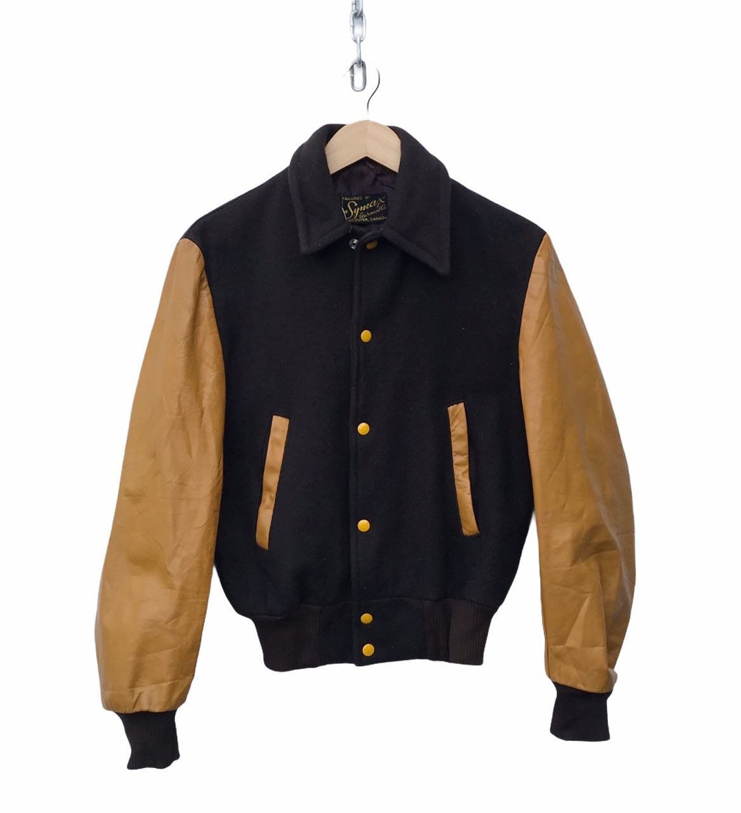 Vintage Canada Varsity Jacket Symax Garment Co Jacket Streetwear Jacket ...