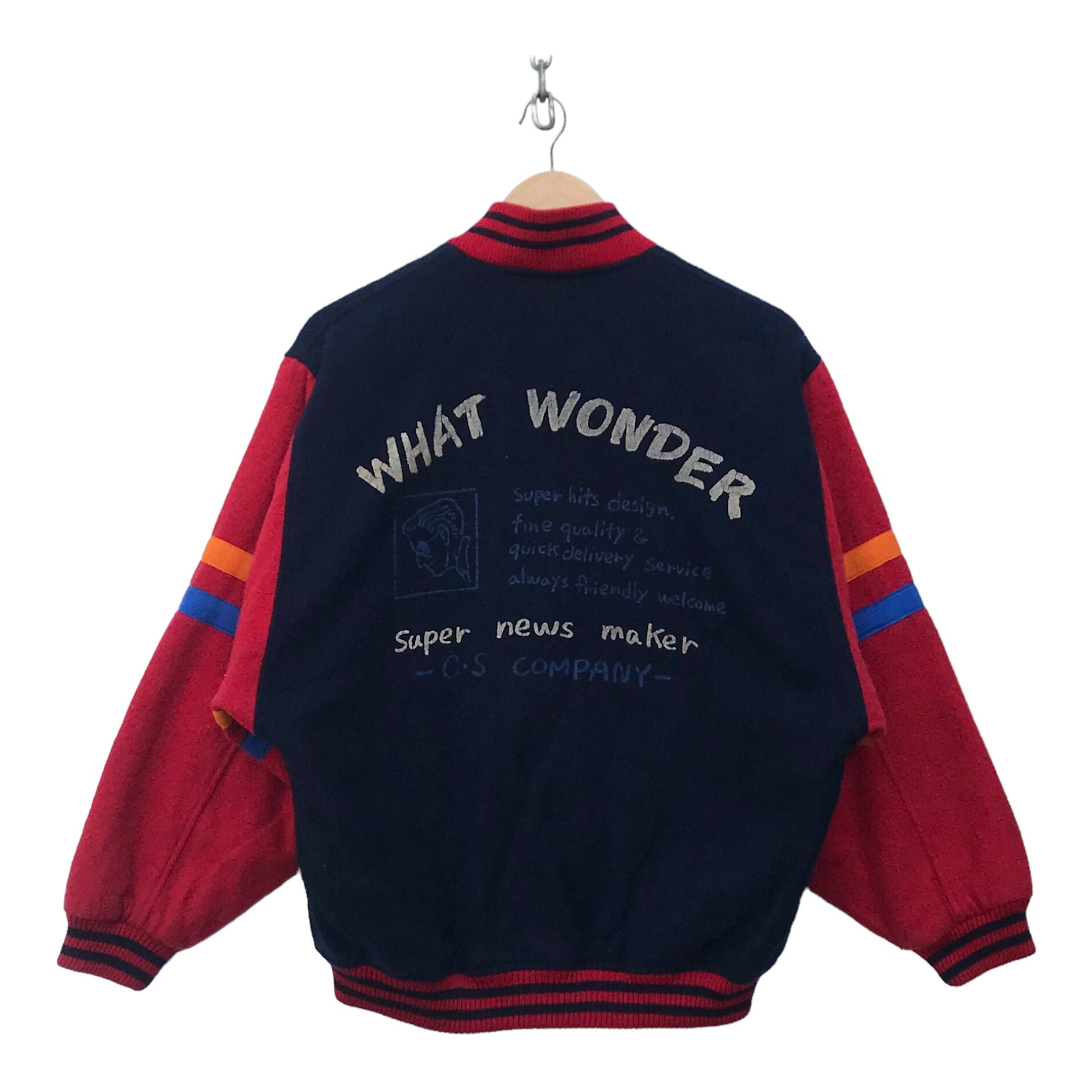 Vintage Urban Style Varsity Jacket Streetwear Hip Hop Sportwear College ...