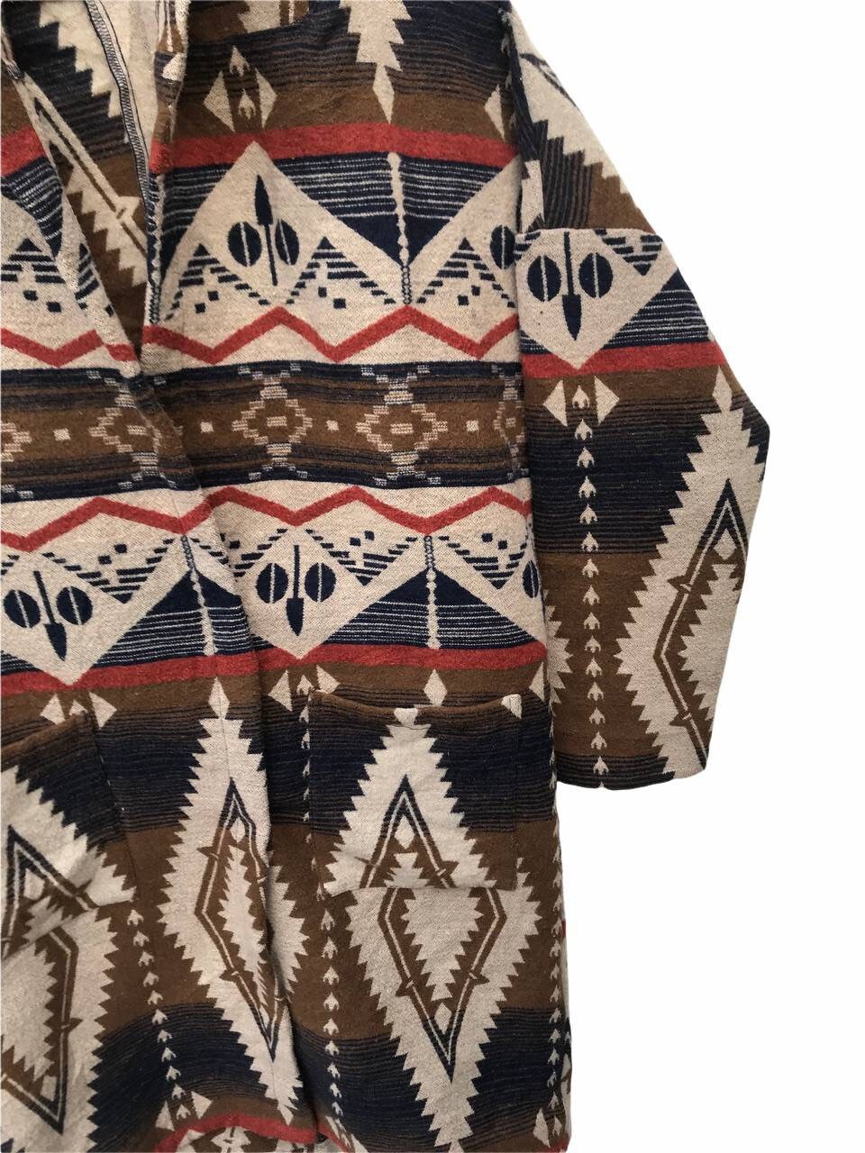 Vintage Navajo Hoodie Jacket Navajo Style Jacket Vintage Native ...