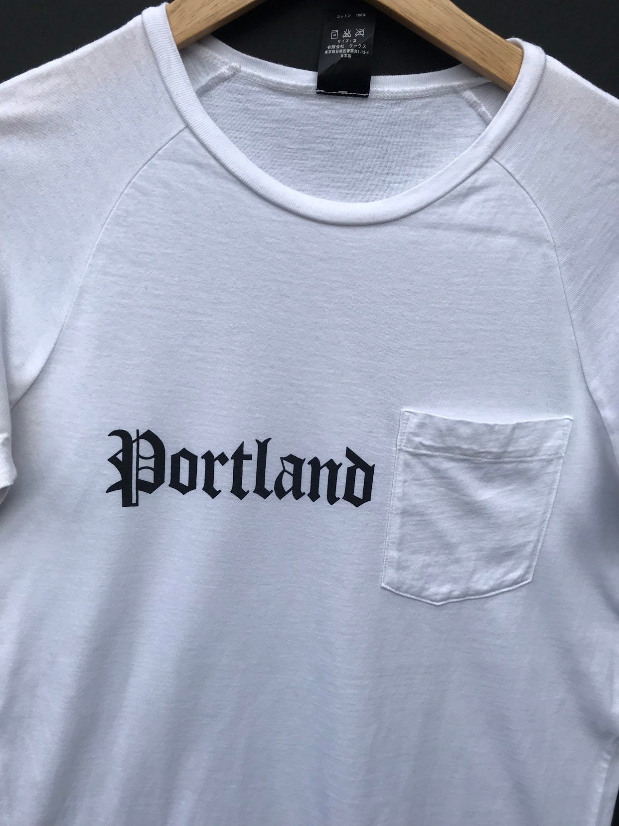 Number Nine Shirt Rare Vintage Number Nine Portland Pocket Tee ...
