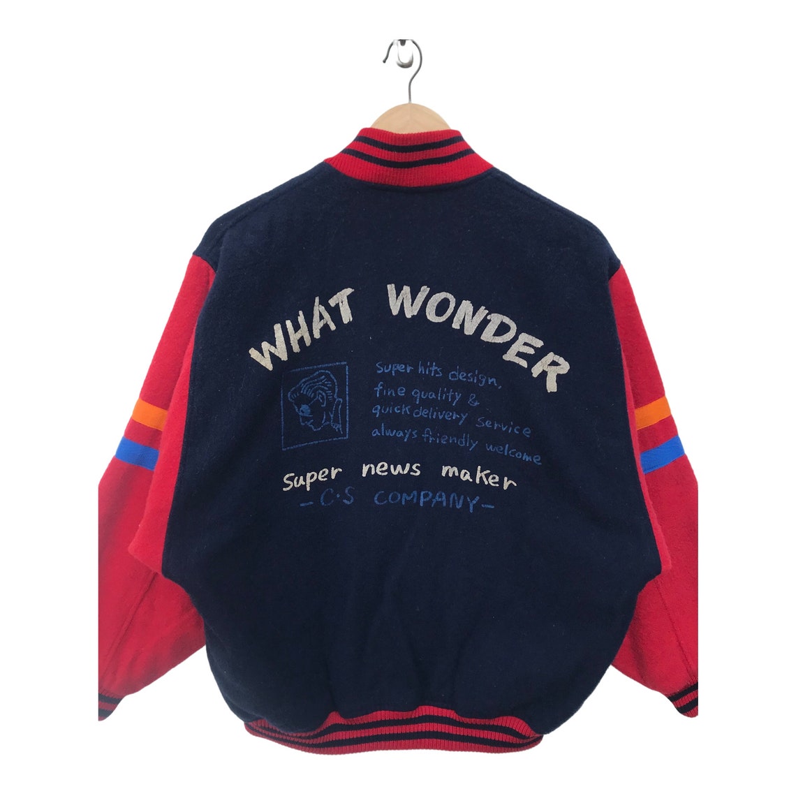 Vintage Urban Style Varsity Jacket Streetwear Hip Hop Sportwear College ...