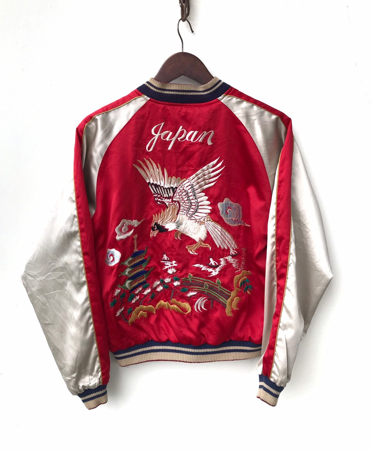 Sukajan Toyo Enterprise Riversible Jacket Vintage Sukajan Souvenir ...