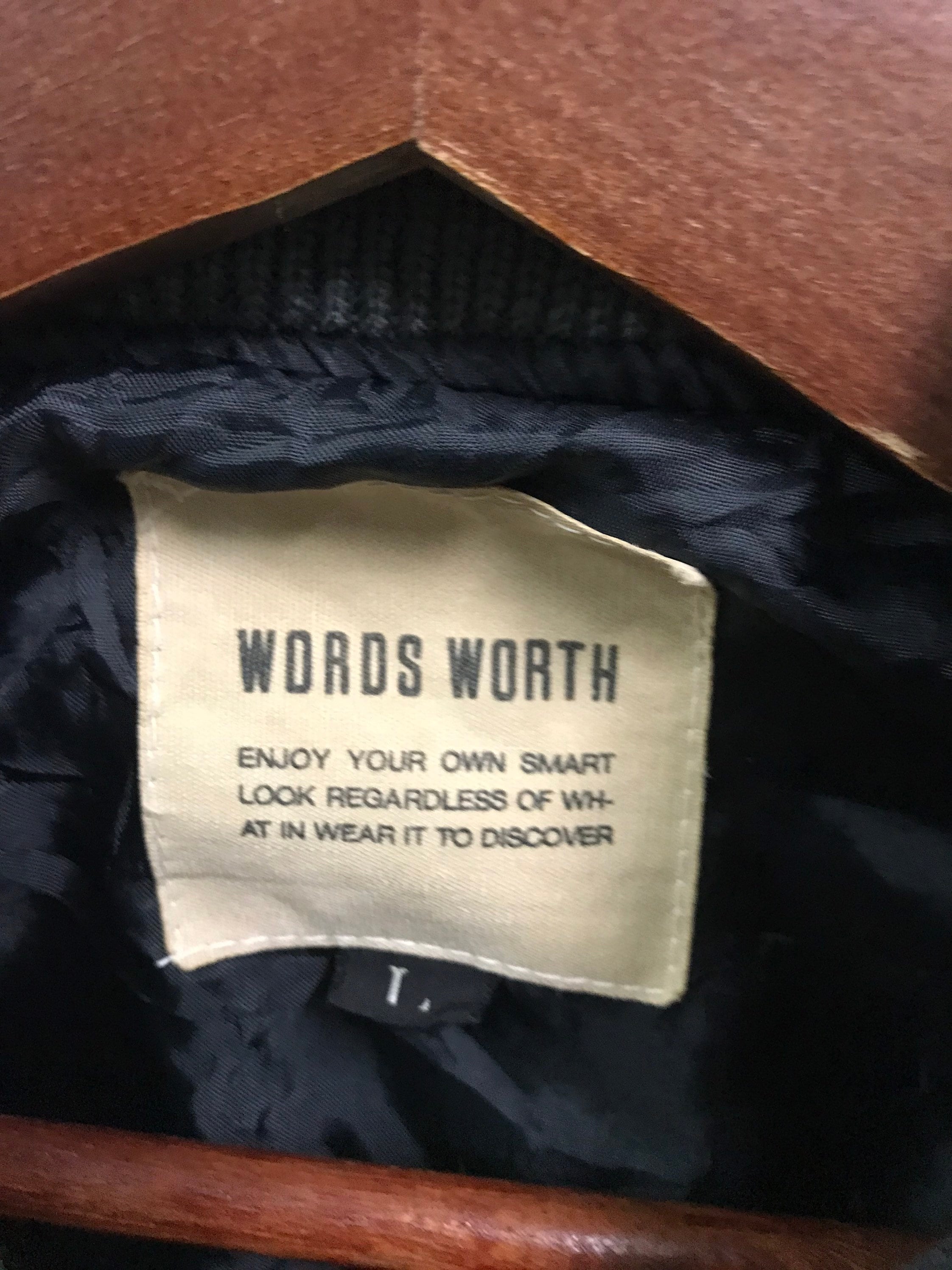 Vintage Words Worth Plain Varsity Jacket Streetwear Women - Etsy