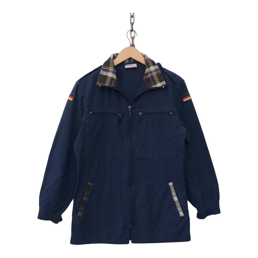 Vintage Kohle Workwear Jacket Germany Works Jacket Patches Works Chore ...