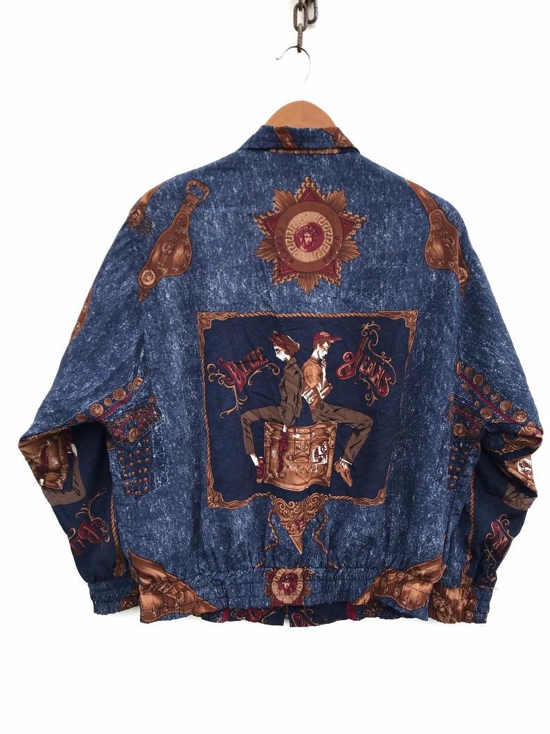 Vintage Abstracts Royalty Baroque Medusa Jacket Abstracts Pop Art ...