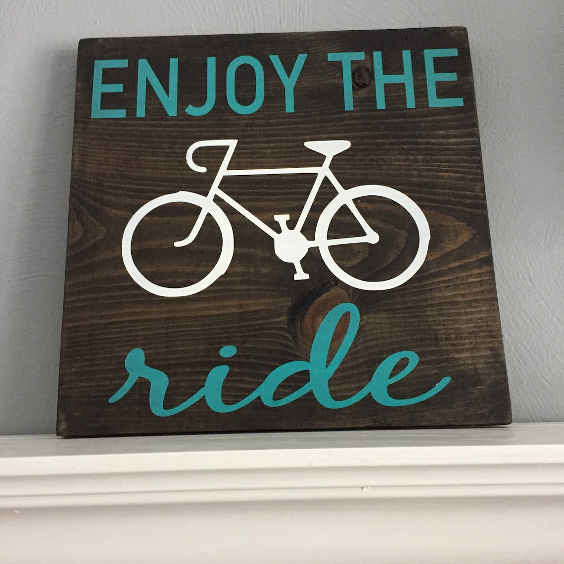 Enjoy the Ride Sign Wooden Sign With Crisp Handpainted | Etsy