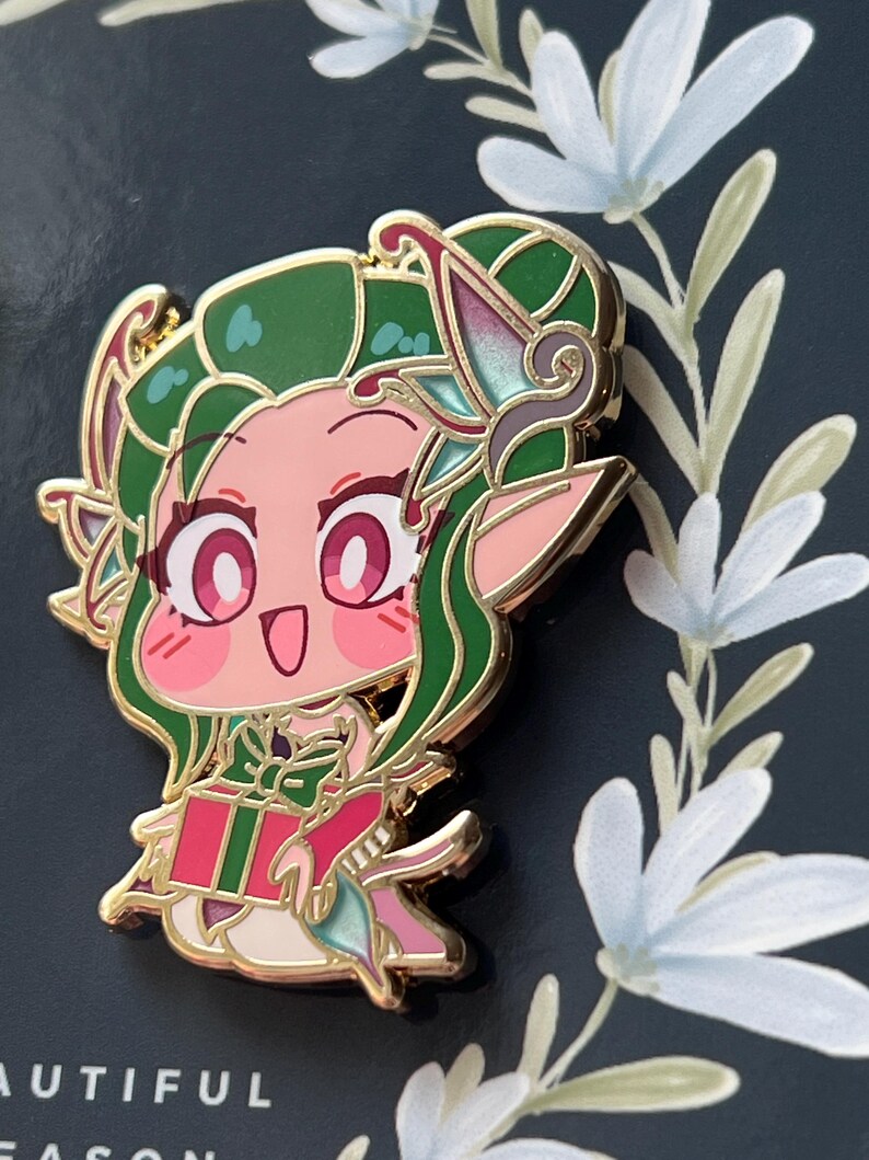 Overwatch Holididay- Sugarplum Mercy + Christmas Hammond Enamel Pins - Etsy