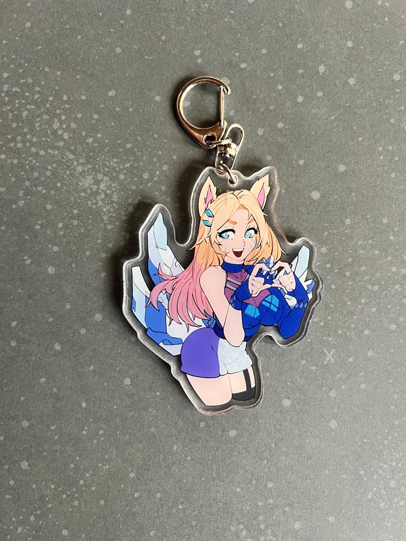 K/DA Ahri Keychain - Etsy