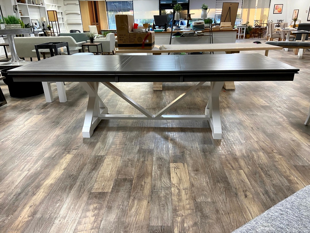 Double Tres Farmhouse Table//modern Farmhouse Table/farmhouse Table ...