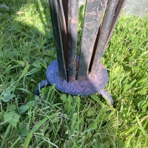 Metal Garden Bulrush Stake Garden Ornament - Etsy UK