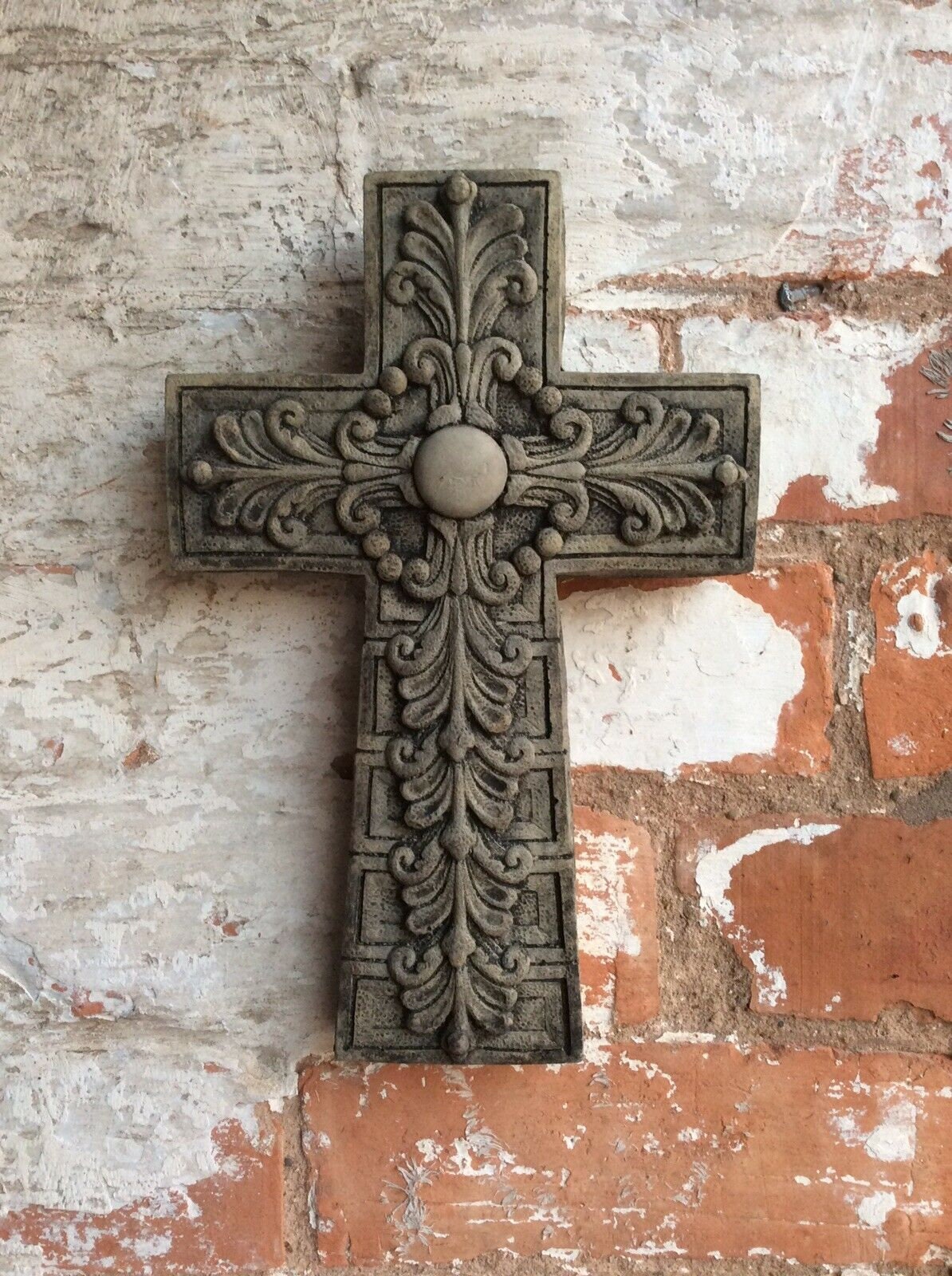 Reconstituted Stone Garden Celtic Cross Wall Plaque - Etsy UK