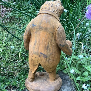 Metal Rusty Cast Iron Mr Toad Statue Ornament Wind in the Willows - Etsy UK