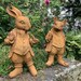 Pair of Cold Cast Iron Ratty and Rabbit Figures - Etsy UK