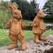 Pair of Cold Cast Iron Ratty and Rabbit Figures - Etsy UK
