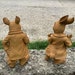 Pair of Cold Cast Iron Ratty and Rabbit Figures - Etsy UK