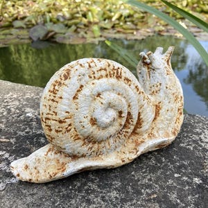 Cast Iron Snail Garden Ornament - Etsy UK
