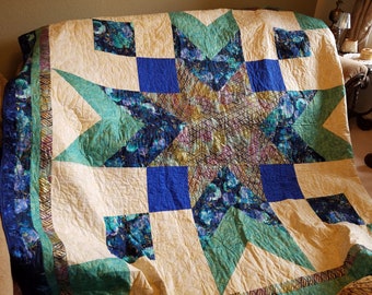 Giant Star Quilt Pattern - Etsy