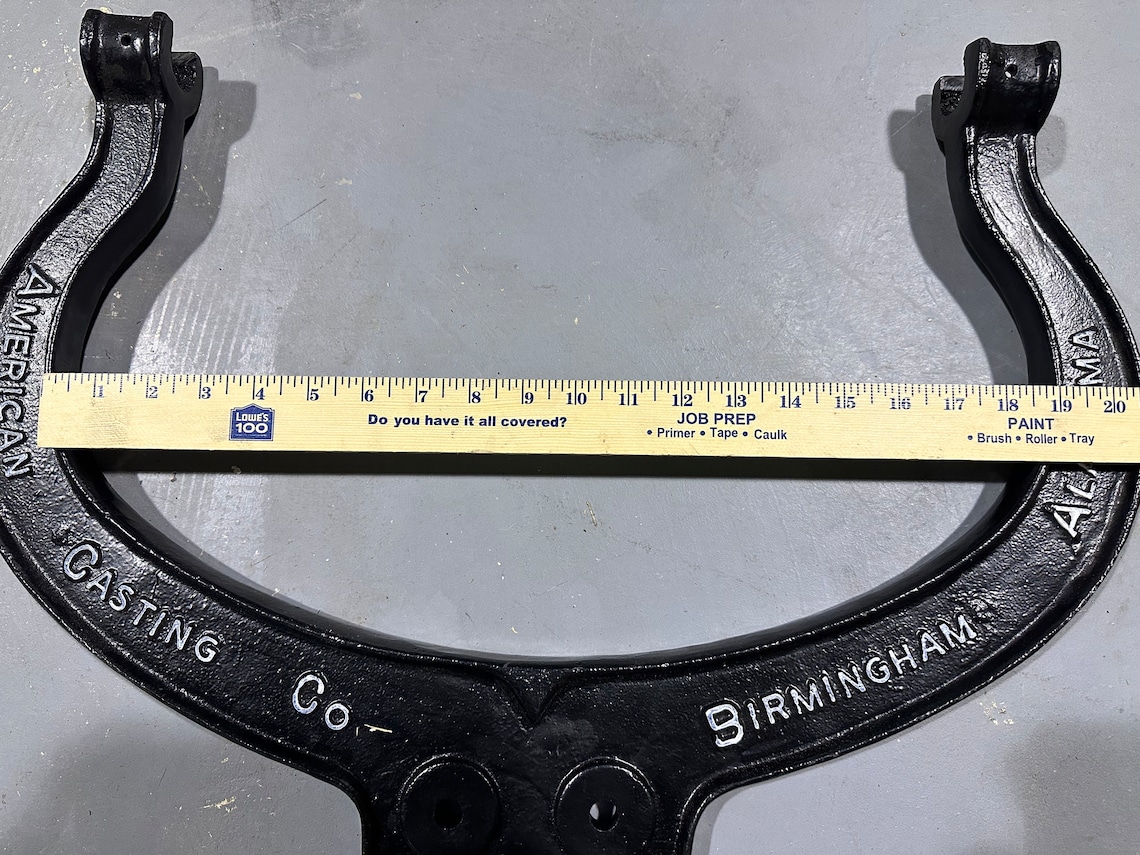 No3 Cast Iron Bell Yoke American Casting Co Birmingham AL Upright ...
