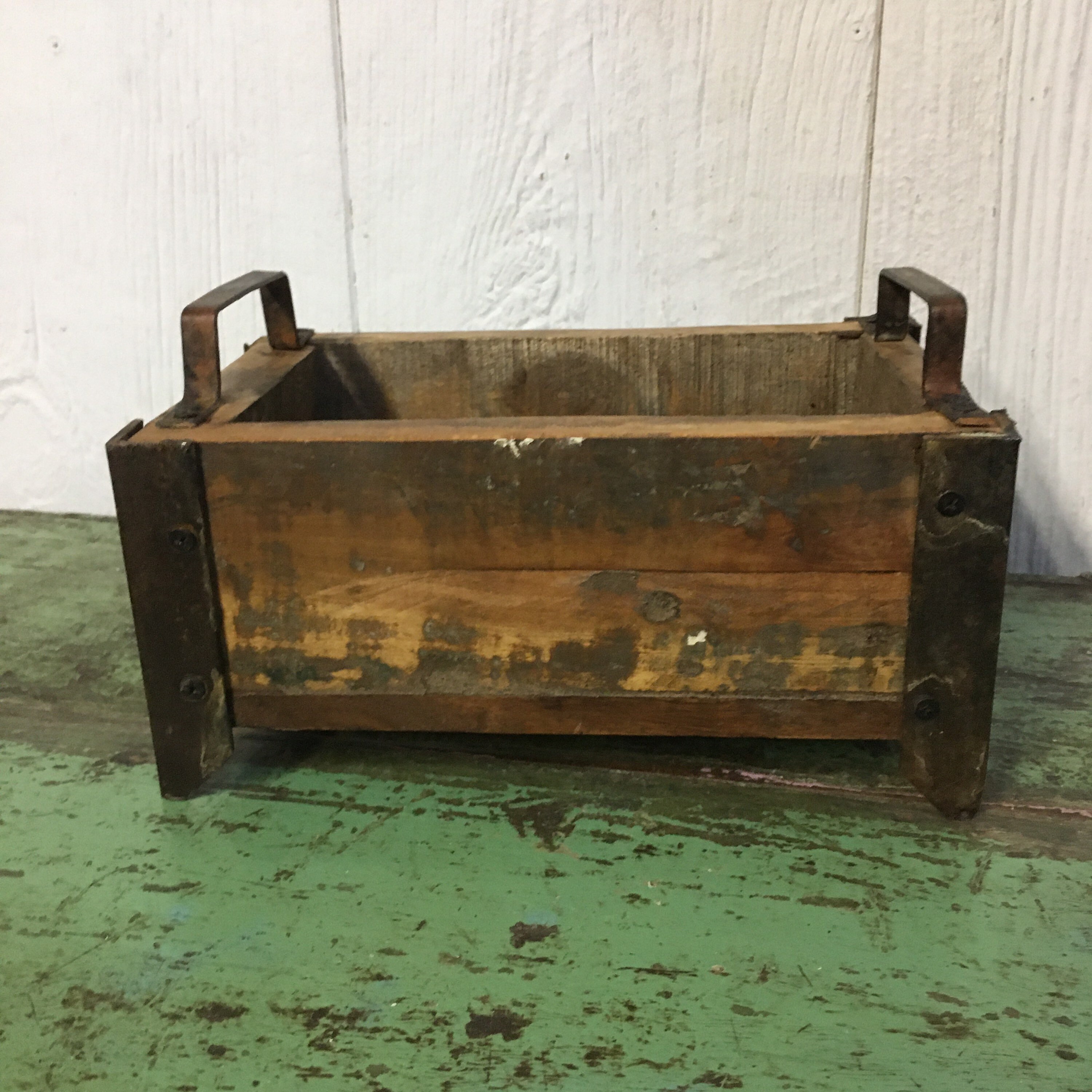 Rustic Primitive Farmhouse Decor Vintage Wooden Box on Stand | Etsy