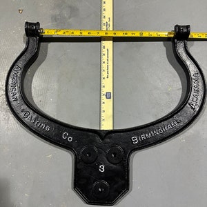 No3 Cast Iron Bell Yoke American Casting Co Birmingham AL Upright ...