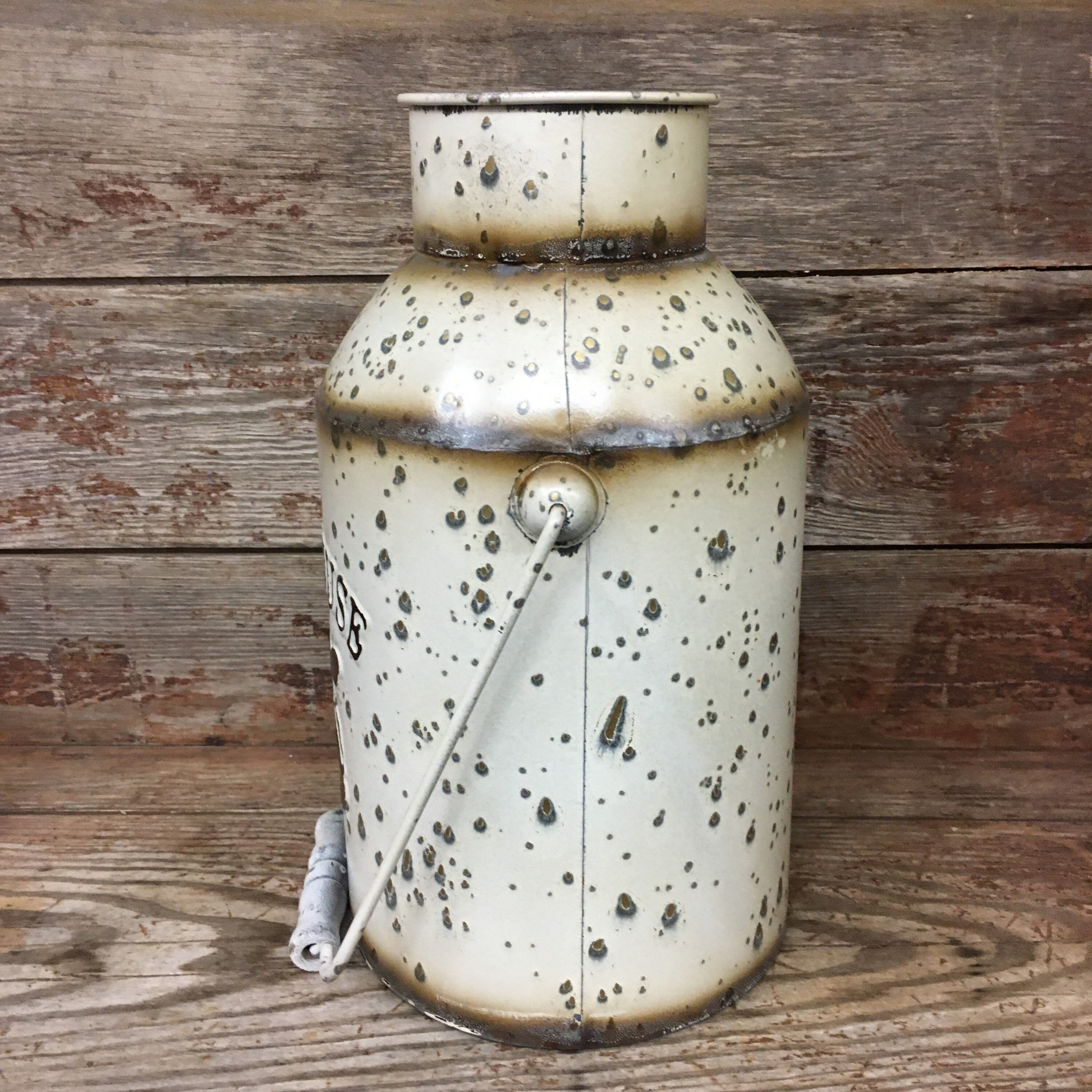 Farmhouse Style Metal Milk Can Display Jug W/ Handle Country - Etsy