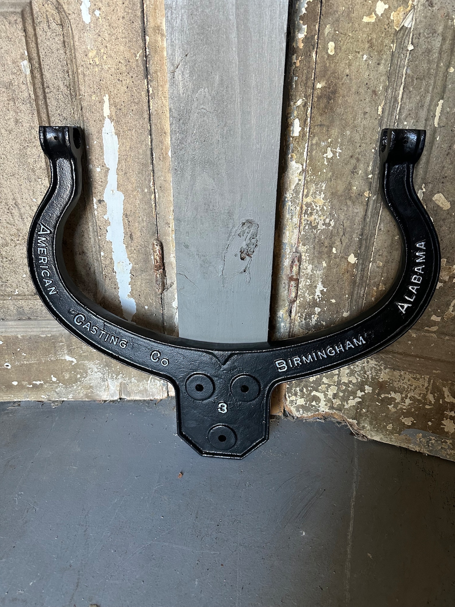 No3 Cast Iron Bell Yoke American Casting Co Birmingham AL Upright ...