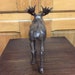 Cast Iron Moose Statue Figure Art Doorstop Elk Cabin Lake Home Decor ...
