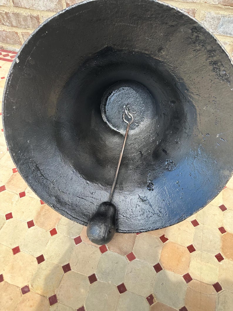 No2 Cast Iron Bell USA - Complete Full Yoke Upright Dinner Rest - Etsy