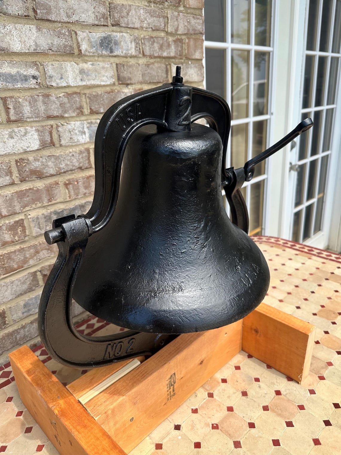 No2 Cast Iron Bell USA - Complete Full Yoke Upright Dinner Rest - Etsy