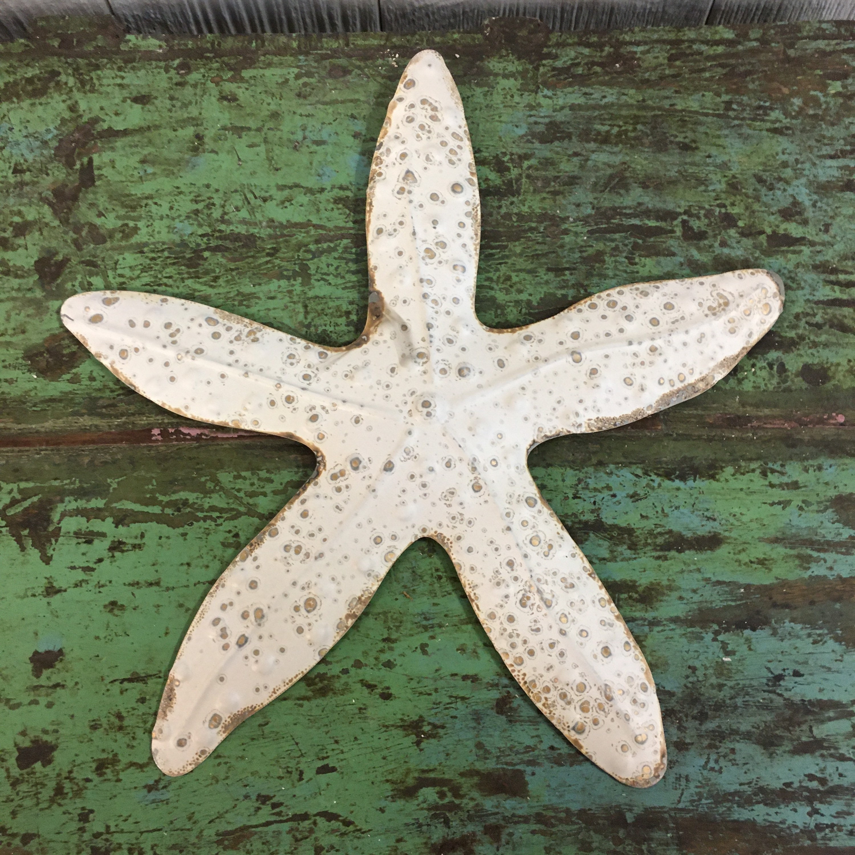 Set of 3 Metal Starfish Wall Art Beach House Coastal Nautical - Etsy