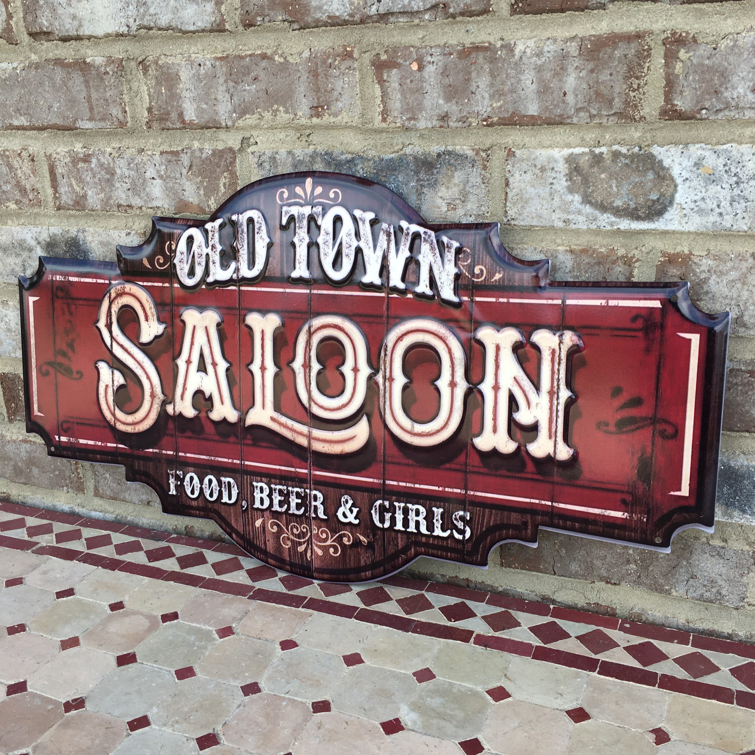 Wild West Saloon Sign
