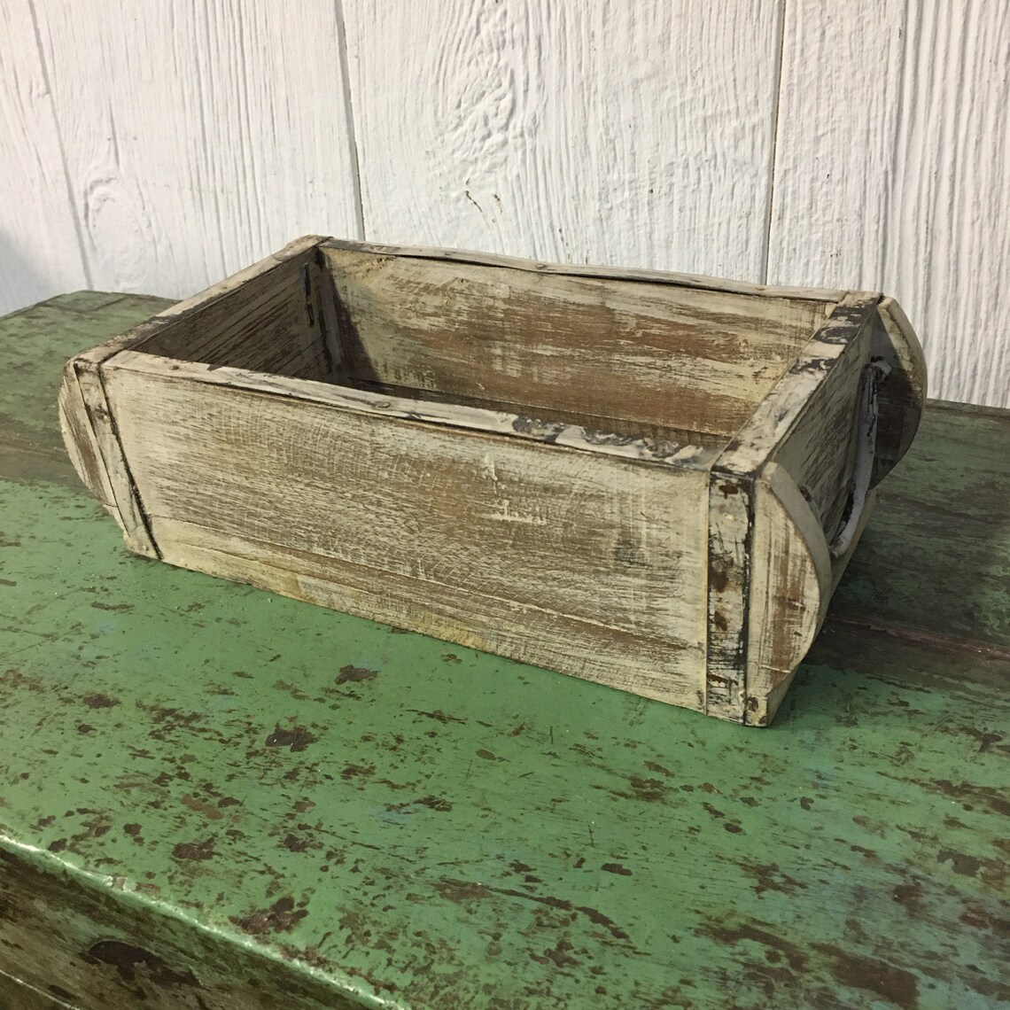 Rustic Primitive White-washed Farmhouse Decor Vintage Wooden - Etsy