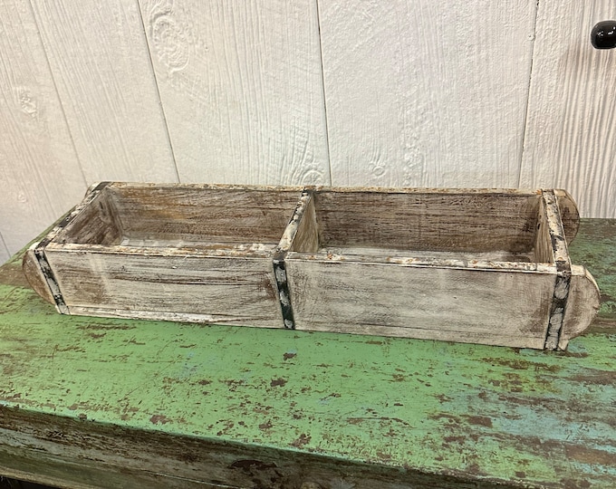 VINTAGE Wooden Telephone Battery Box Rustic Wooden Box With Latch Large ...