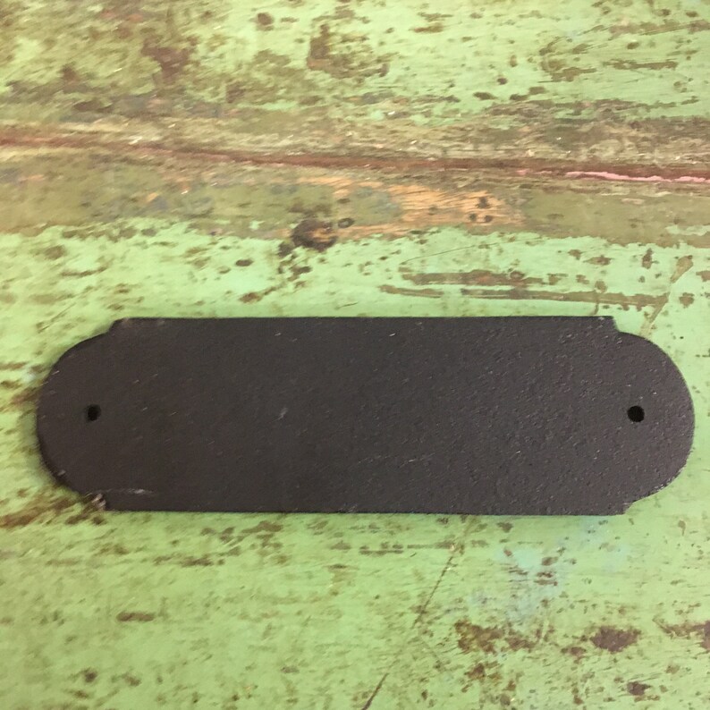 Vintage Aged Victorian Black White CAST IRON Sign Pantry - Etsy