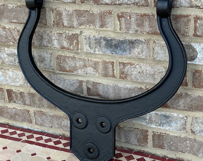 Cast Iron Bell Upright Yoke Dinner Upright Holder Display Farmhouse No ...