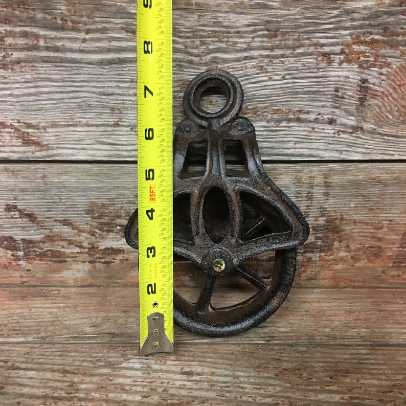 Antique Style Vintage Cast Iron Well Wheel Pulley Reproduction NEW ...