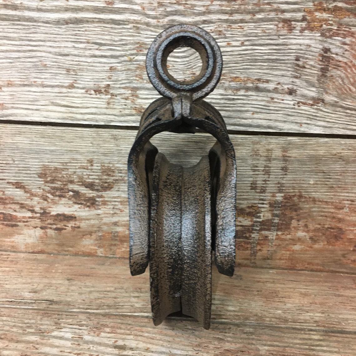 Antique Style Vintage Cast Iron Well Wheel Pulley Reproduction NEW ...